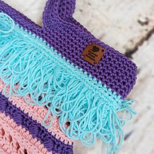 Duncan Street Designs | Bags | Duncan Street Designs Crocheted Cotton ...